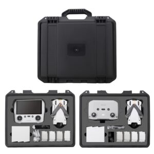 mini 3 pro case-professional waterproof carrying case hard shell travel case for dji mini 3 pro fly more combo and drone accessories