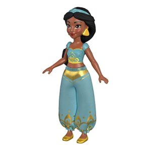 Mattel Disney Princess Jasmine Small Doll and Rajah Tiger Figure with Seat, from Mattel Disney Movie Aladdin