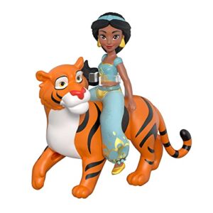 Mattel Disney Princess Jasmine Small Doll and Rajah Tiger Figure with Seat, from Mattel Disney Movie Aladdin