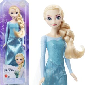 Mattel Disney Frozen Toys, Elsa Fashion Doll & Accessory with Signature Look, Inspired by the Movie