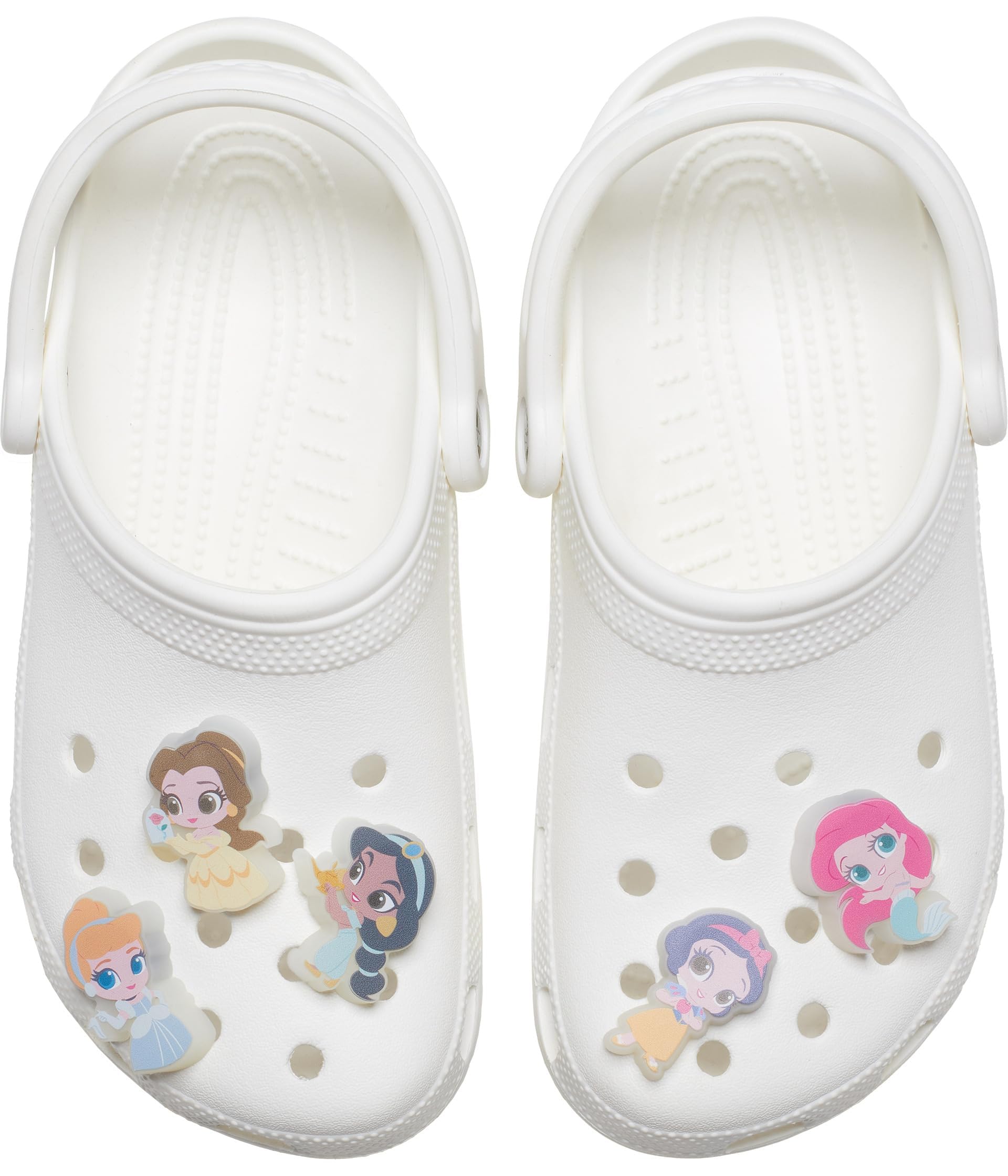 Crocs 5-Pack Shoe Charms | Jibbitz, Disney Princess LED, One Size