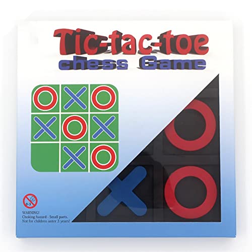 zeyce Tic Tac Toe Board Game,Tic Tac Toe Family Game, Classic Board Game, Classical Family Board Game,Children's Tic Tac Toe Game, Plastic tic tac Toe Game, Board Size 15 X 15 cm