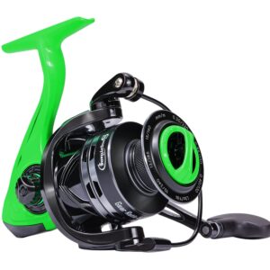 sougayilang spinning fishing reel, 5.2:1 high speed spinning reel, lightweight 11+1bb ultra smooth for saltwater or freshwater - gt2000