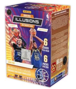 panini america 2020-21 panini basketball illusions blaster nba factory sealed