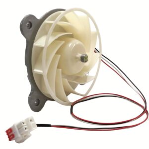 Upgraded DA31-00287B Refrigerator Evaporator Fan Motor (OEM) Compatible with Samsung Refrigerator Replaces DA31-00334A DA96-00968A 3954921 AP5948644 PS9494284 EAP9494284 DC12V 0.21A Warranty: 3-Year.