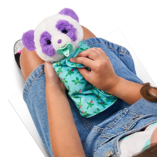 Little Live Pets - Cozy Dozys: Petals The Panda | Interactive Plush Toy Panda. 25+ Sounds and Reactions. Magical Eye Movement. Blanket, Pacifier for Kids Ages 4+