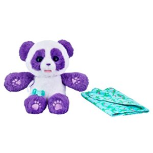 Little Live Pets - Cozy Dozys: Petals The Panda | Interactive Plush Toy Panda. 25+ Sounds and Reactions. Magical Eye Movement. Blanket, Pacifier for Kids Ages 4+