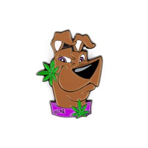 dime bags hat pin | double posted sirron norris pin with enamel finish (sirron norris dog)