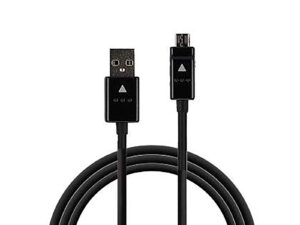 professional quick charge microusb compatible with your plantronics backbeat 903+ 5ft1.8m data charing cable plus extra strength for fast & quick charge speeds! (black)