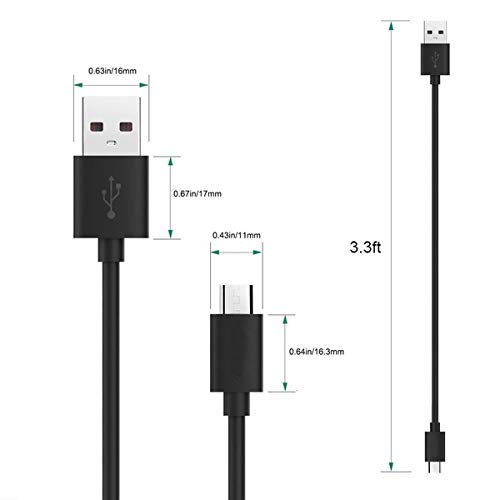 Fast Quick Charging MicroUSB Cable Works Compatible with Your Plantronics BackBeat FIT 3100 is Allows Fast Charging Speeds! (5ft / 1.5M)