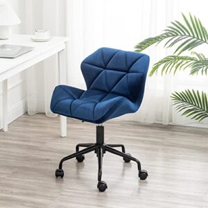 roundhill furniture eldon diamond tufted adjustable swivel office chair, blue