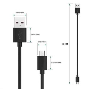 Fast Quick Charging MicroUSB Cable Works Compatible with Your Plantronics BackBeat FIT 2100 is Allows Fast Charging Speeds! (5ft / 1.5M)