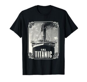 rms titanic halftone vintage t-shirt