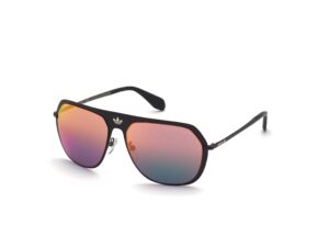 adidas or0037 square sunglasses, black, 58mm