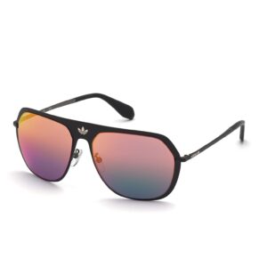 adidas OR0037 Square Sunglasses, Black, 58mm