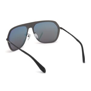 adidas OR0037 Square Sunglasses, Black, 58mm