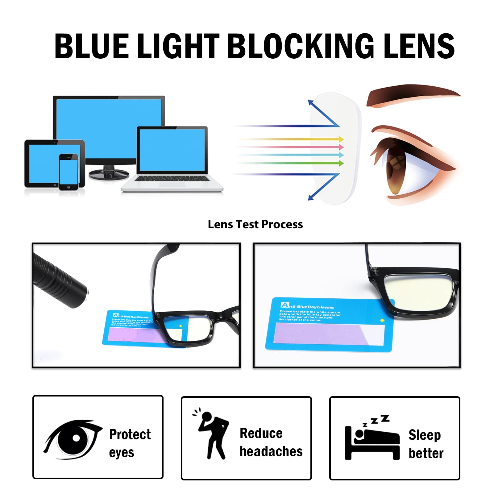 ZXYOO 4 Pack Oprah Style Reading Glasses for Women Men Blue Light Blocking Computer Square Metal Spring Readers +1.5