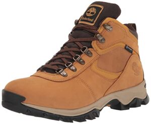 timberland men's mt. maddsen anti-fatigue hiking wateproof leather boot, wheat, 11