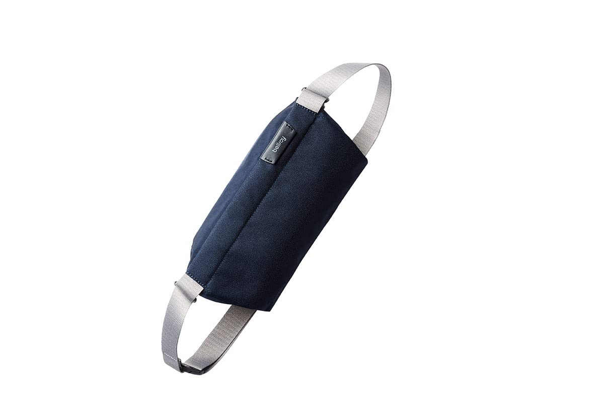 Bellroy Mini Sling Slim Shoulder Bag for Men and Women, Lightweight, Water Resistant, Multiple Organisation Compartments - Navy