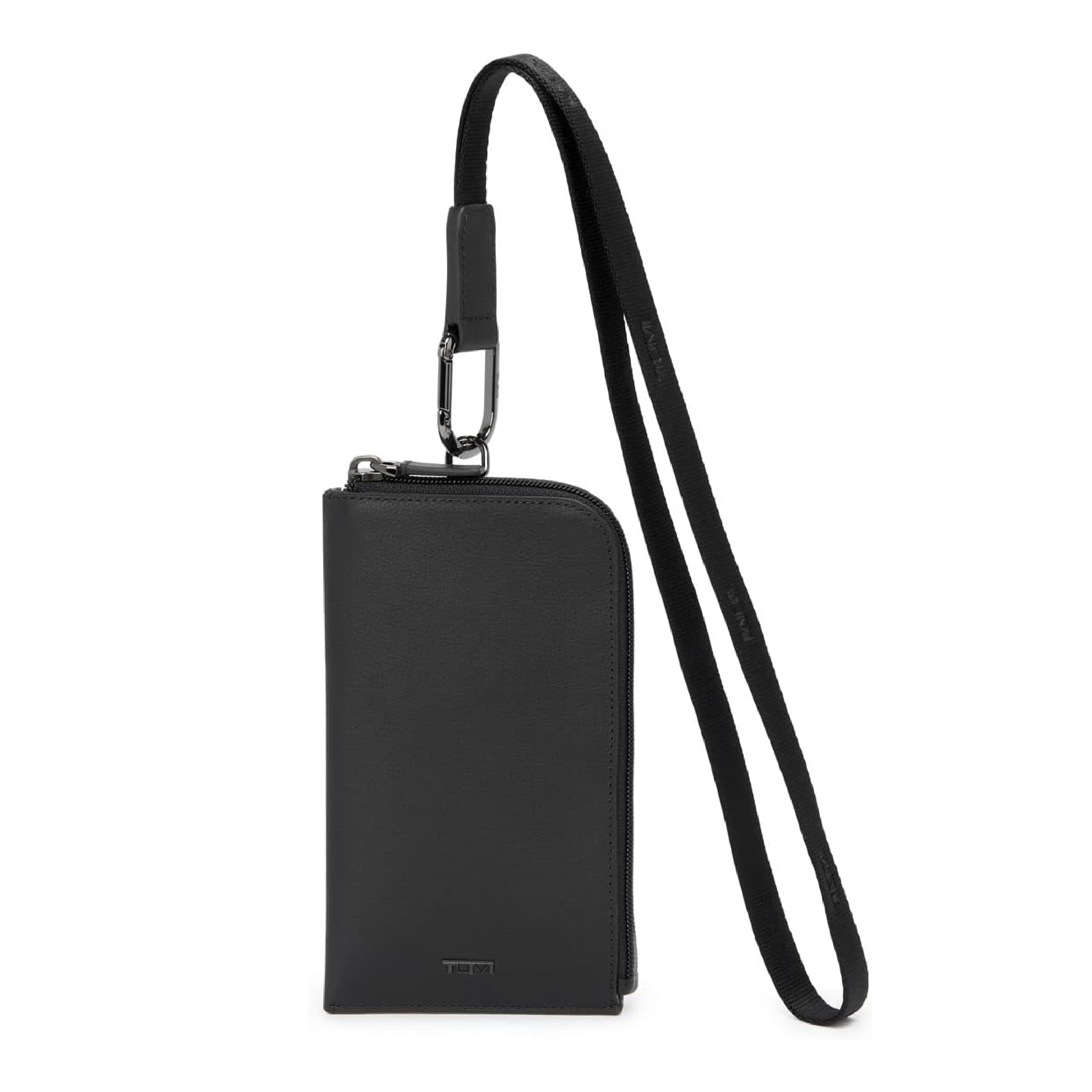 TUMI - Nassau SLG Card Pouch Lanyard - Black Texture