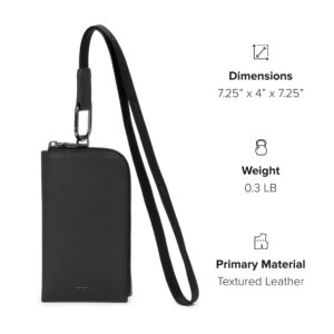 TUMI - Nassau SLG Card Pouch Lanyard - Black Texture