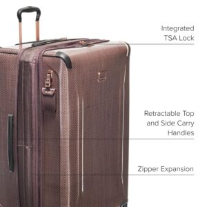 TUMI - Tegra-Lite Extended Trip Expandable 4 Wheeled Packing Suitcase - Roller Suitcase for Domestic & International Travel - Blush