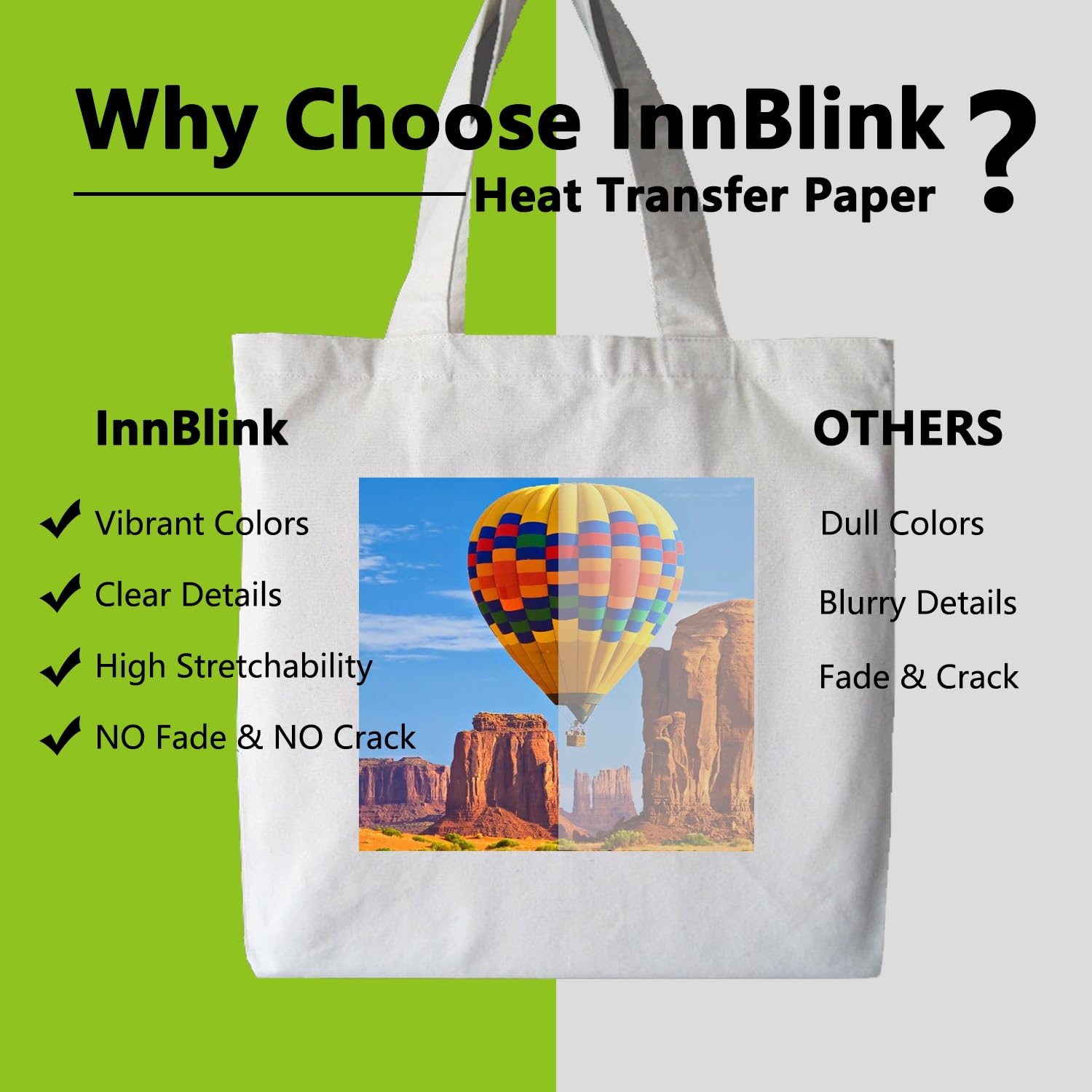 Iron on Heat Transfer Paper for Light Fabric - 12 Sheets, 8.5"x11" Transfer Paper for T Shirt, Printable Heat Press Transfer Paper for Inkjet and Laserjet Printer, Heat Transfer Vinyl for T-Shirt