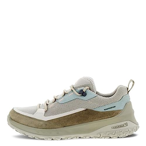 ECCO Women's Ultra Terrain Low Waterproof Hiking Shoe, SAGE/Gravel, 8-8.5