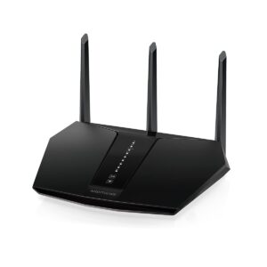 netgear nighthawk wifi 6 router (rax30) 5-stream dual-band gigabit router, ax2400 wireless speed (up to 2.4 gbps), coverage up to 2,000 sq.ft. and 20 devices (renewed)