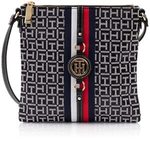 tommy hilfiger jaden plus crossbody, black/white