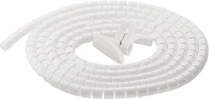 cable management tubes white