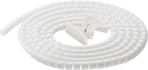 Cable Management Tubes White