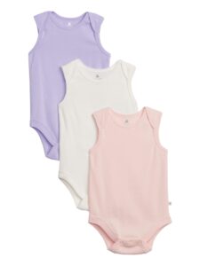 gap unisex-baby sleeveless bodysuit purple lotus 12-18m