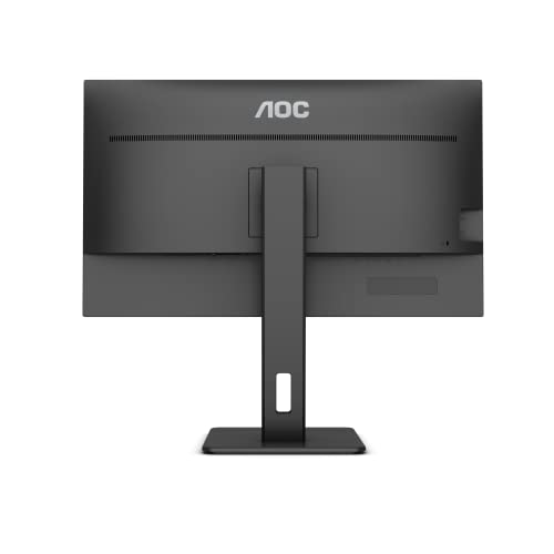 AOC U27P2CA 27" 4K Frameless Monitor, UHD 3840 x 2160, USB-C Docking, Height Adjustable Stand,Black