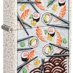 Zippo Sushi Design Mercury Glass Pocket Lighter