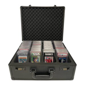 slab-safe xl: the ultimate graded sports trading card storage solution for baseball, basketball, football, and hockey, tcg cards and more. your go-to card storage, carrying, and travel case.