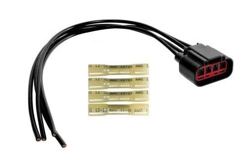 Muzzys WPT688 (Upgraded 12AWG Wires) HVAC Blower Motor Resistor Repair Connector Plug Harness Pigtail FITS: Ford Explorer Escape Expedition Mustang Fiesta Lincoln Navigator Mercury 3U2Z14S411ZEA