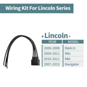 Muzzys WPT688 (Upgraded 12AWG Wires) HVAC Blower Motor Resistor Repair Connector Plug Harness Pigtail FITS: Ford Explorer Escape Expedition Mustang Fiesta Lincoln Navigator Mercury 3U2Z14S411ZEA