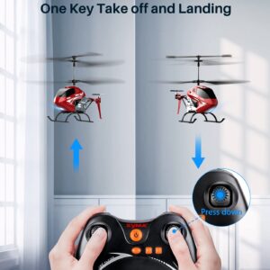 SYMA Remote Control Helicopter, S50H RC Helicopter with 16 Mins Flight Time, Altitude Hold and One-Key Take Off/Landing RC Plane, Gyro Stabilizer, 3.5 Channel, Gift Helicopter Toys for Kids Adults