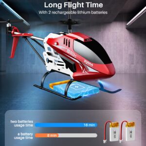 SYMA Remote Control Helicopter, S50H RC Helicopter with 16 Mins Flight Time, Altitude Hold and One-Key Take Off/Landing RC Plane, Gyro Stabilizer, 3.5 Channel, Gift Helicopter Toys for Kids Adults