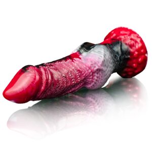 9" Animal Dildo Horse Aline Dildo XL Monster Dildo with Big Knot, Dragon Dildo Huge Anal Dildo with Strong Suction Cup, Knotted Dog Dildo Big Anal Toys for G & P Spot, Adult Toys for Women Men