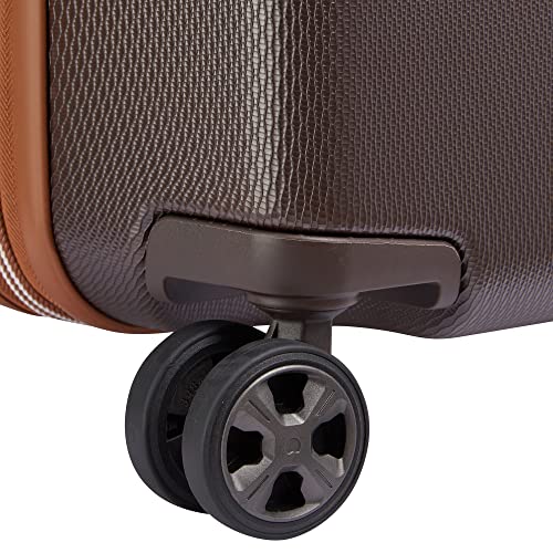 DELSEY Paris Chatelet Air 2.0 Hardside Luggage with Spinner Wheels, Chocolate Brown, 3 Piece Set 19/24/28