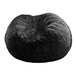 galand bean bag cover dust-proof useful indoor oversized bean bag chair cover black, x-large