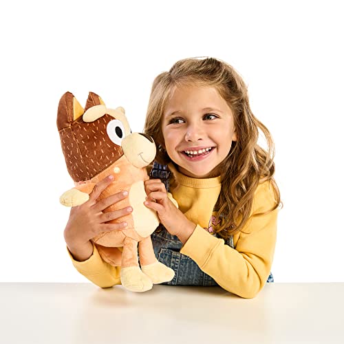 Bluey Talking Chilli (Mum) 14" Talking Plush Chilli Plush Toy with 9 Phrases Theme Song