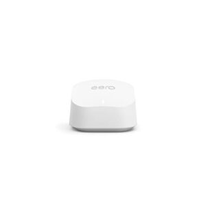 certified refurbished amazon eero 6+ mesh wi-fi router | fast and reliable gigabit speeds | connect 75+ devices | coverage up to 1,500 sq. ft. | 2022 release