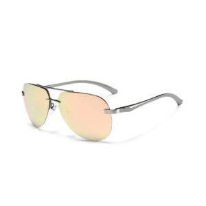 crabegg aviator sunglasses for women polarized mirror oversized mirrored (pink)