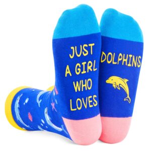 zmart funny dolphin socks for women girls, dolphin gifts ocean gifts, dolphin socks ocean socks animal socks