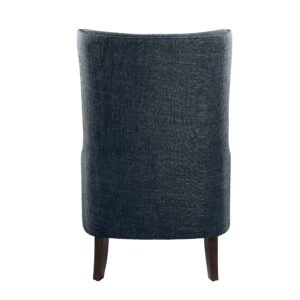 Lexicon Wallace Fabric Wingback Accent Chair, Indigo