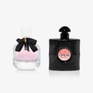 YSL Yves Saint Laurent Mini Black Opium and Mon Paris Perfume Eau de Parfum Duo (2 X 0.25 Ounce)…