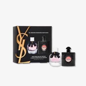 YSL Yves Saint Laurent Mini Black Opium and Mon Paris Perfume Eau de Parfum Duo (2 X 0.25 Ounce)…